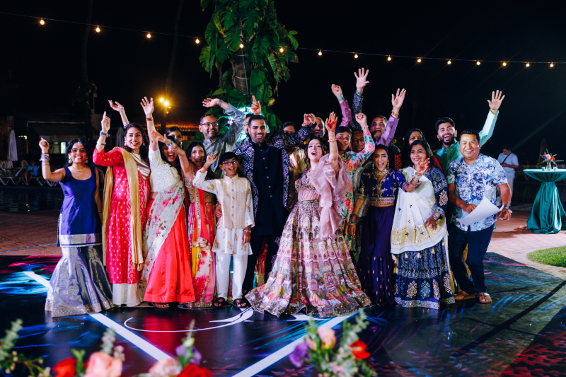 A Hindu destination wedding in Mexico: Akinchita & Akshar's story at ...