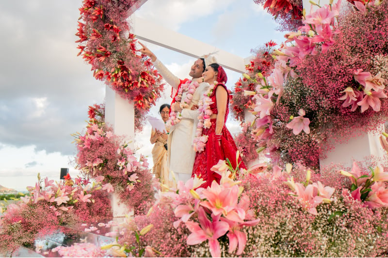 Indian wedding in mexico 60 photos - Astyledwedding.com